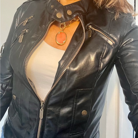XOXO | Jackets & Coats | Xoxo Moto Biker Jacket Size Medium Condition ...